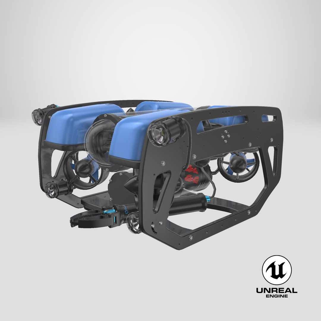 3D underwater robot bluerov2 rov model - TurboSquid 1521263