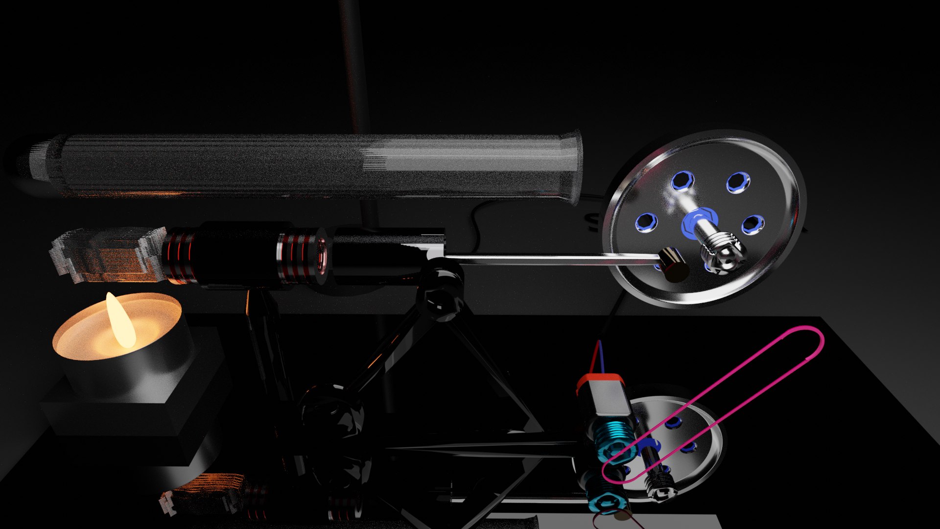 Moteur Stirling Type Beta Sk Model 3D Model - TurboSquid 2185523