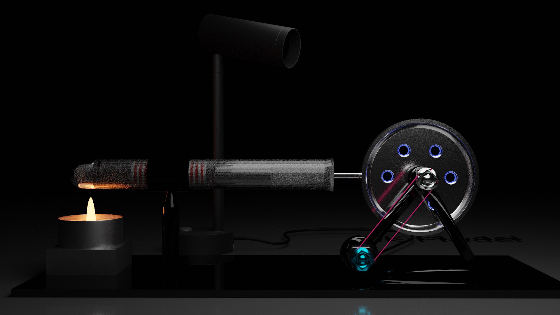 Moteur Stirling Type Beta Sk Model 3D Model - TurboSquid 2185523