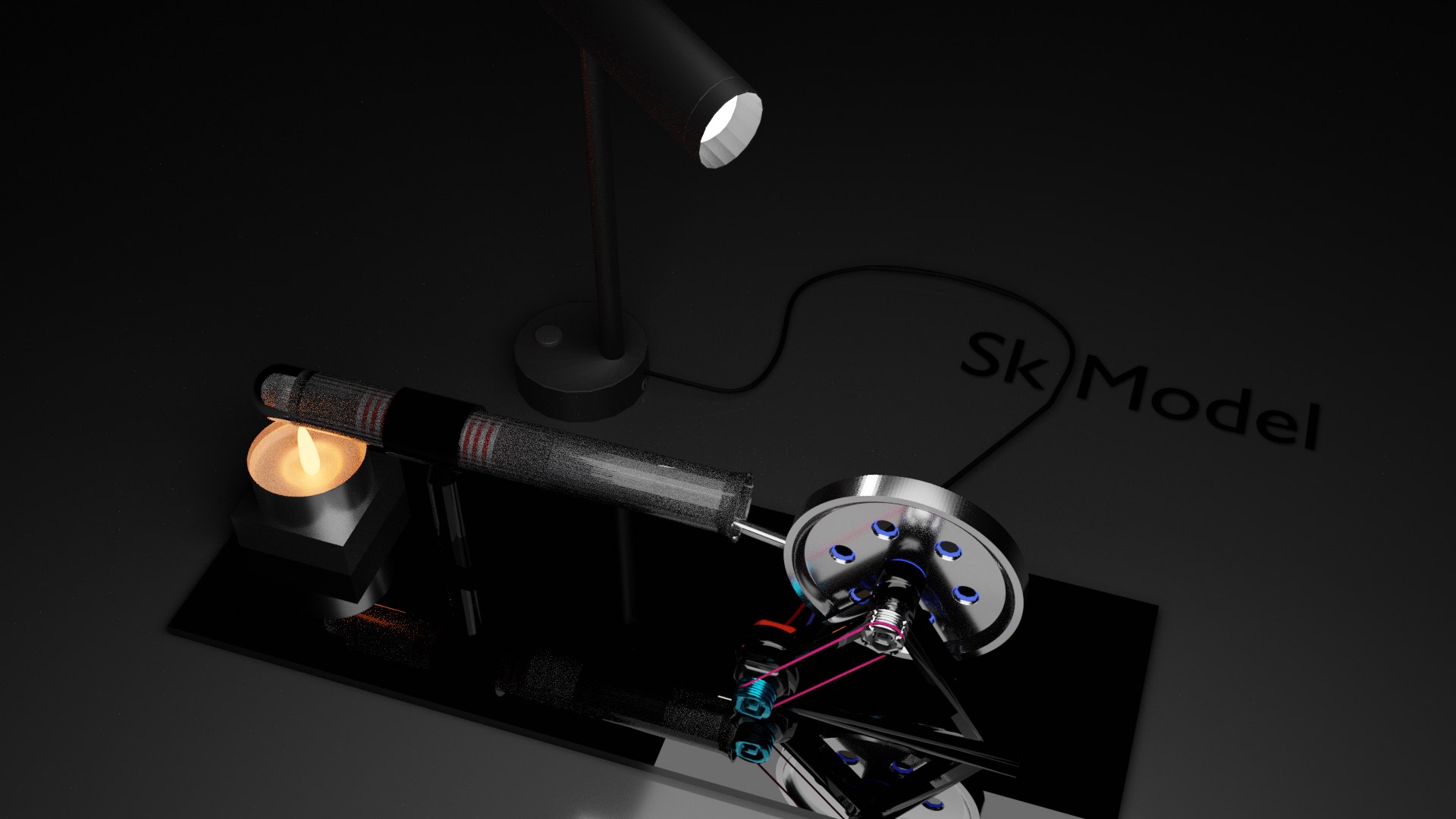 Moteur Stirling Type Beta Sk Model 3D Model - TurboSquid 2185523