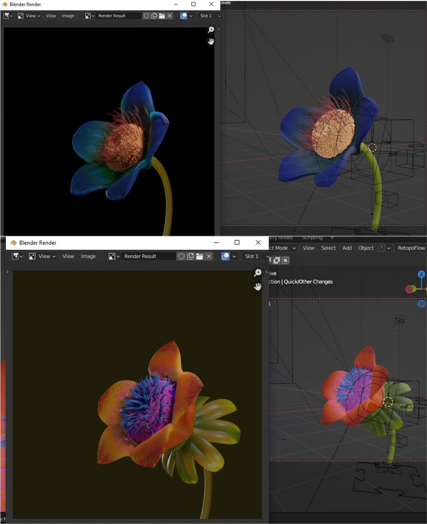 3D Flower Creator Model - TurboSquid 1990711