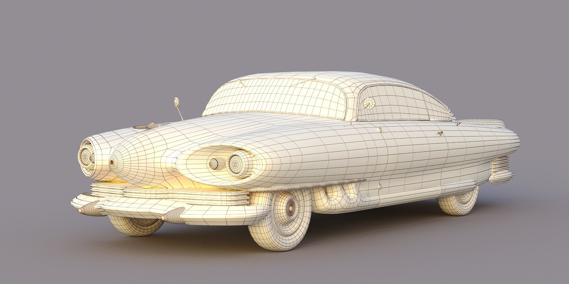 Retro Car Model - TurboSquid 1561499