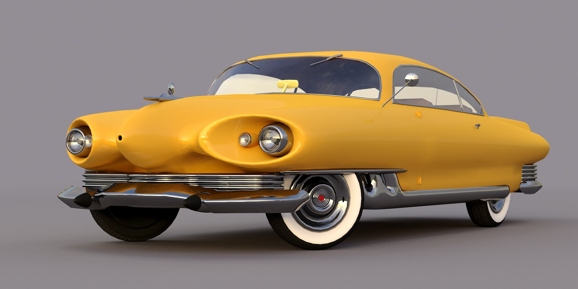 Retro Car Model - TurboSquid 1561499