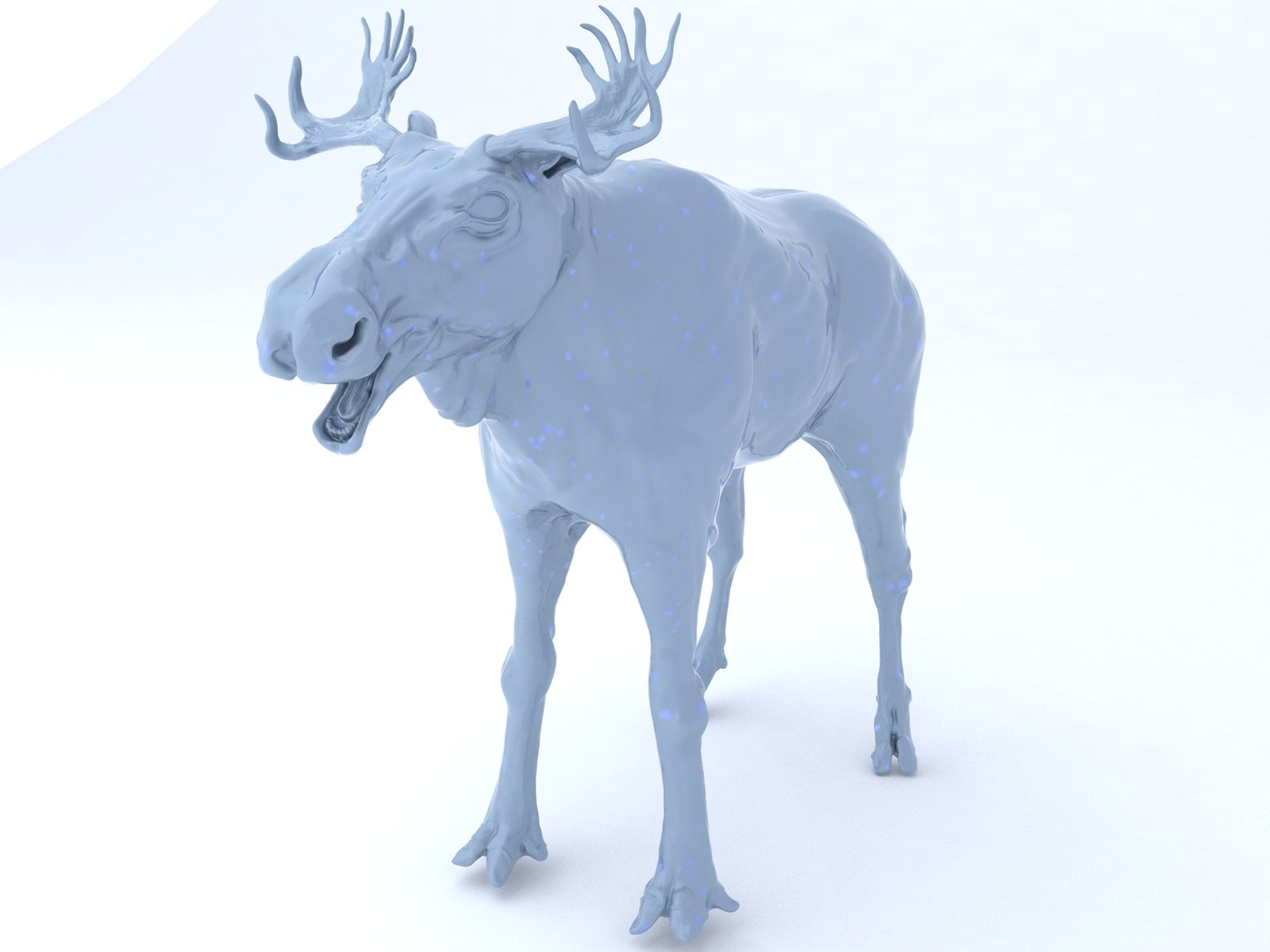 3D Forest Moose Model - TurboSquid 1707861
