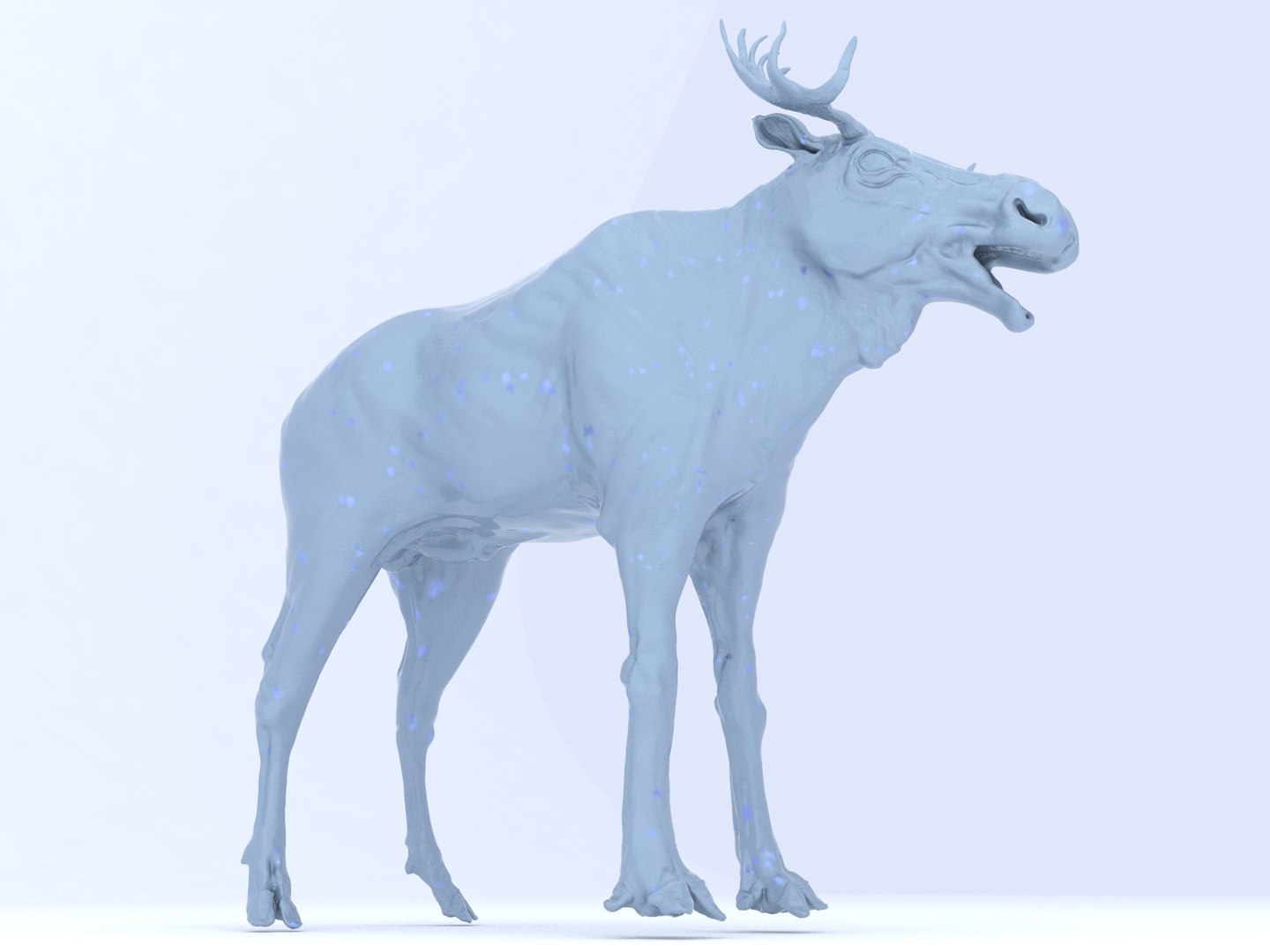 3D Forest Moose Model - TurboSquid 1707861