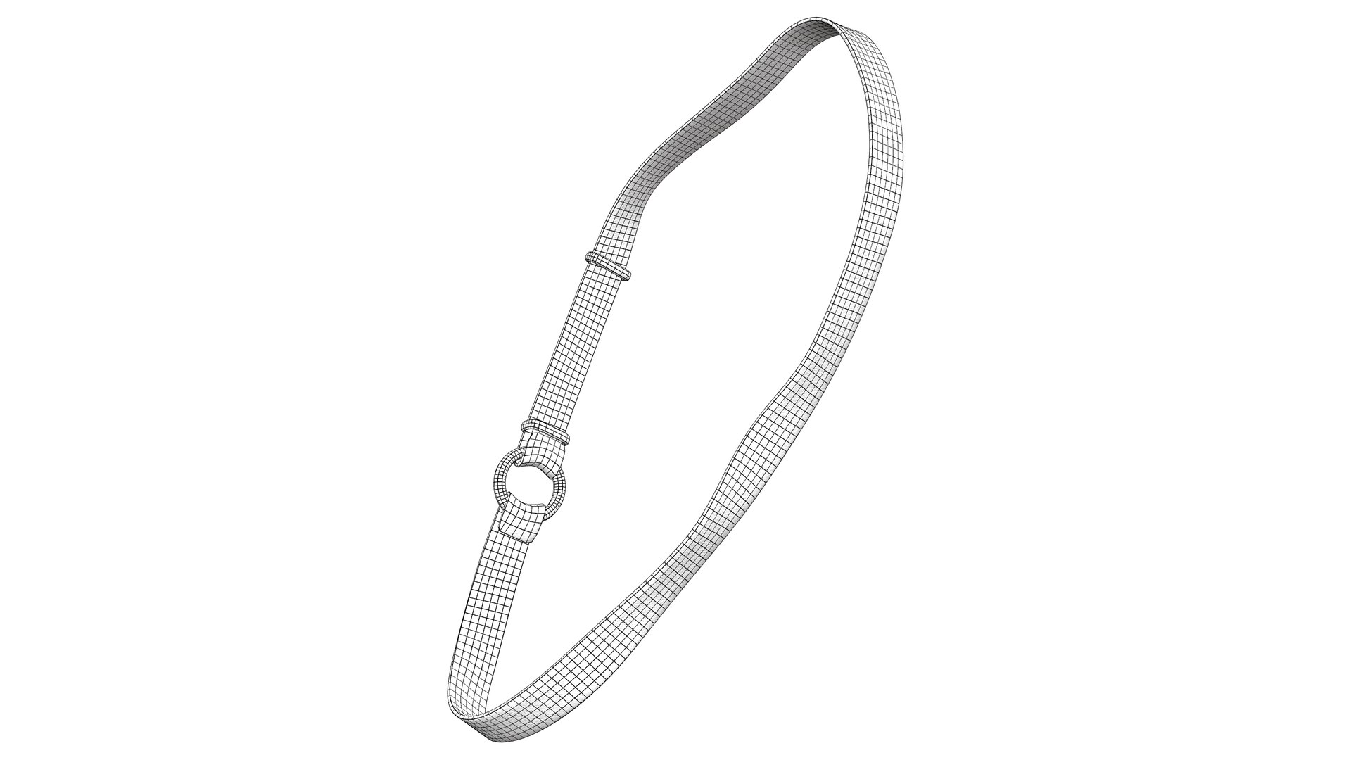 Cross Shoulder Straps Belt Accessory 3D model - TurboSquid 1987825