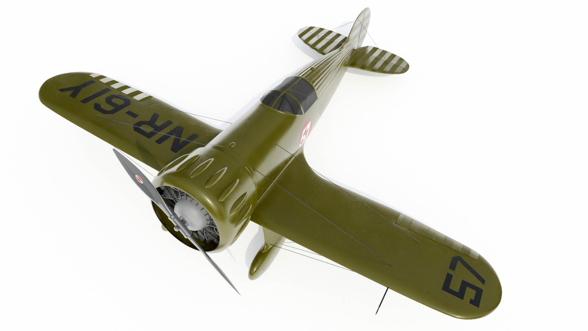 3D Wedell Williams Model 44 Number 57 - TurboSquid 2027035