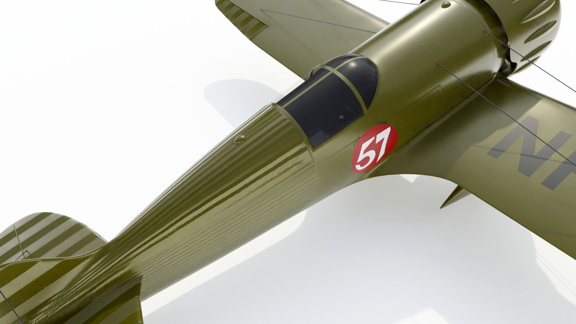 3D Wedell Williams Model 44 Number 57 - TurboSquid 2027035