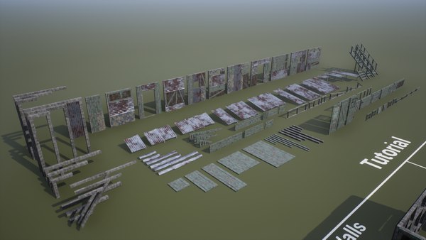 modelo 3d Edificios modulares post-apocalípticos - TurboSquid 1383053