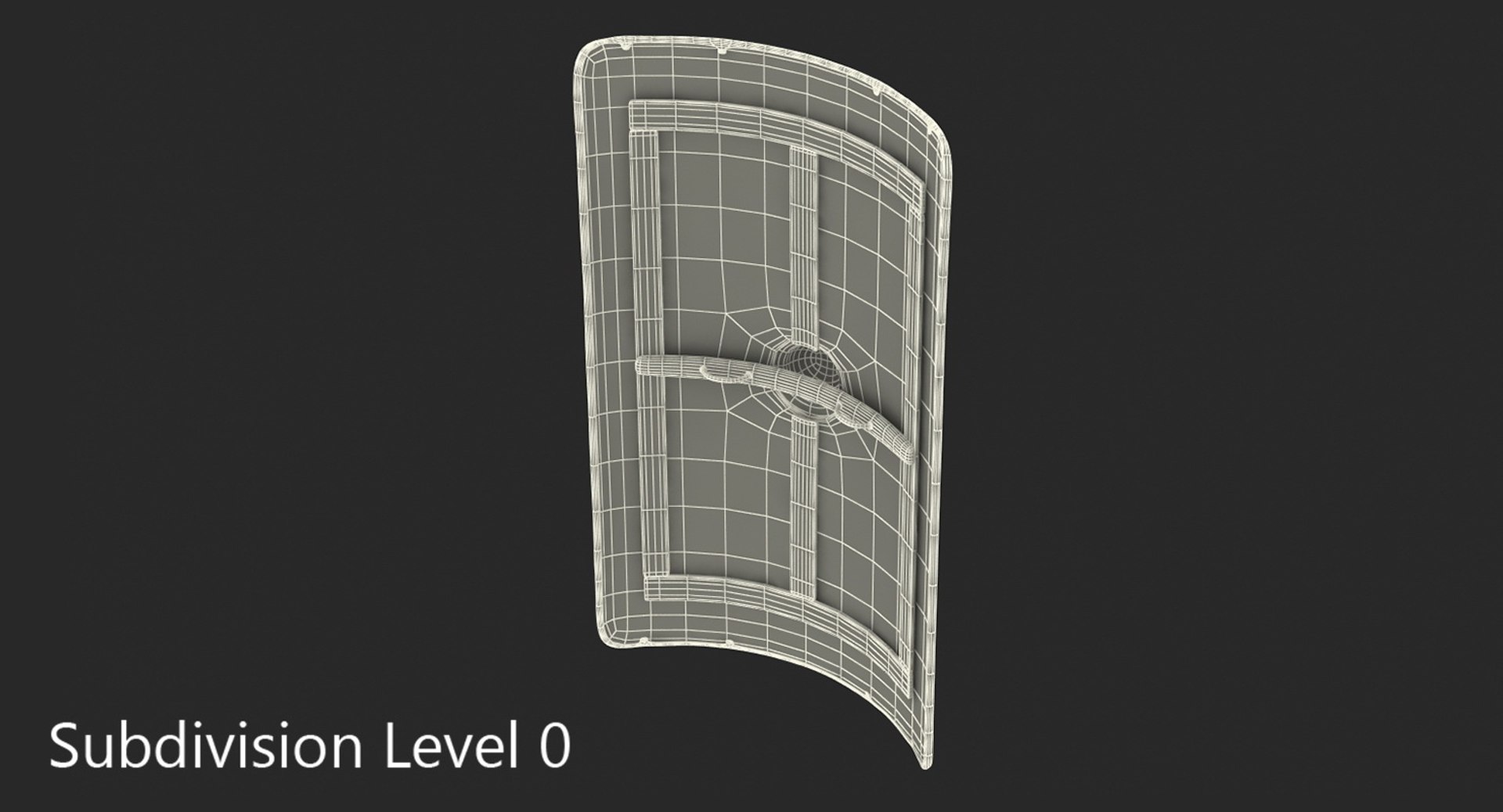 3d Model Roman Shield