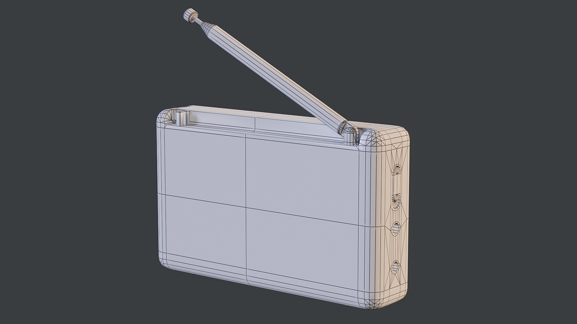 3D Basic Portable Radio PBR Model - TurboSquid 2214363