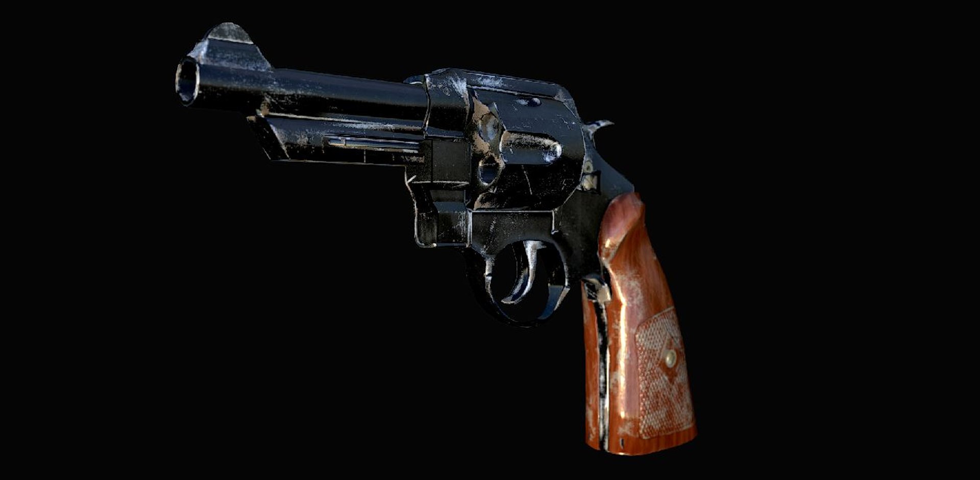 revolver games 3d model