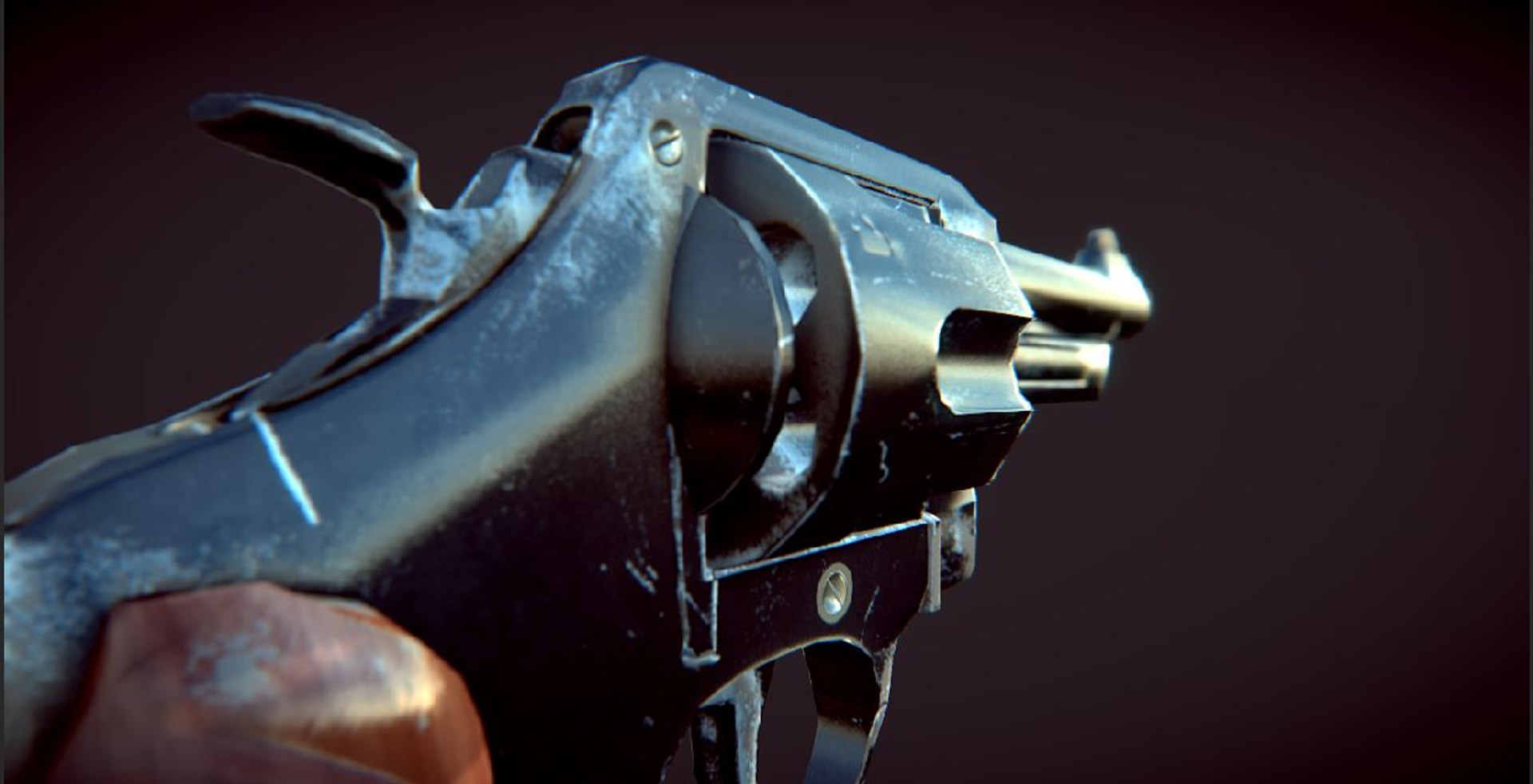 revolver games 3d model