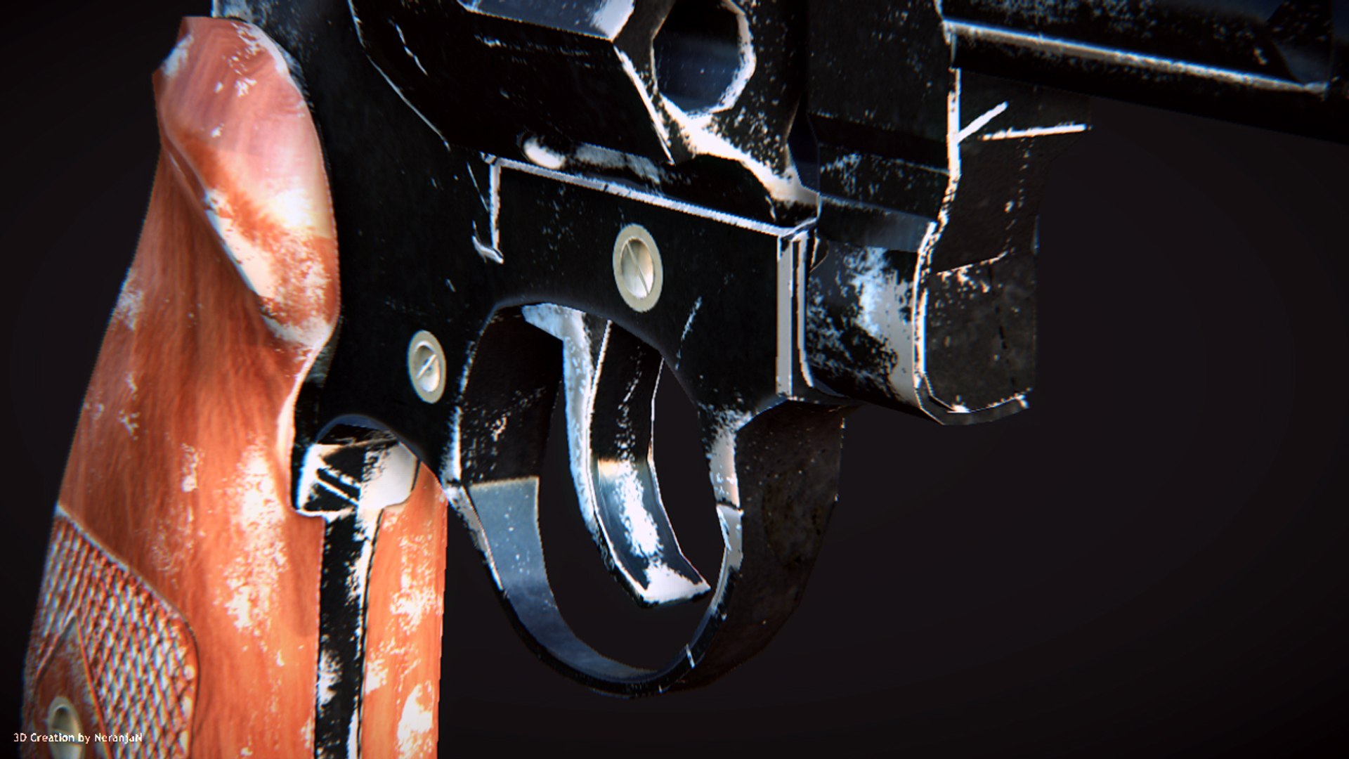 revolver games 3d model