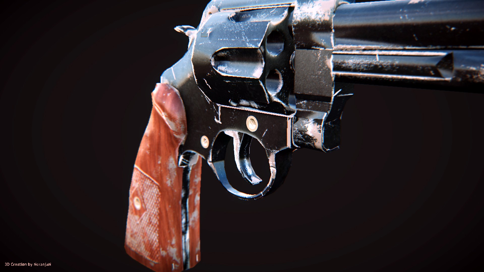 revolver games 3d model