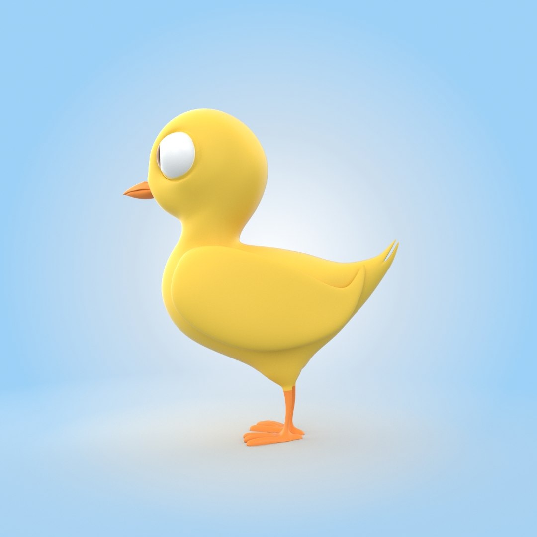 Chick Model - TurboSquid 1855392