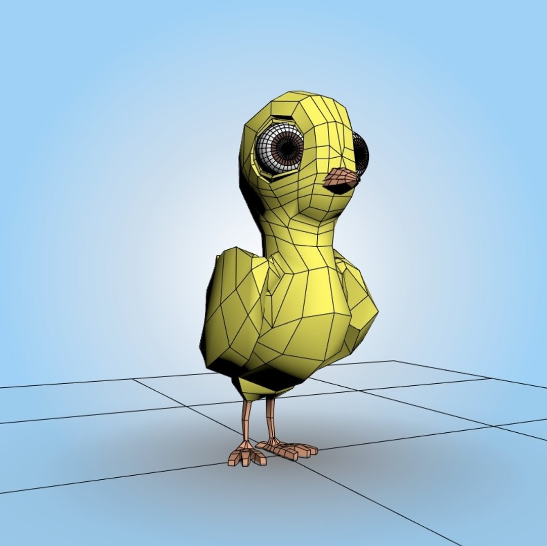 Chick Model - TurboSquid 1855392