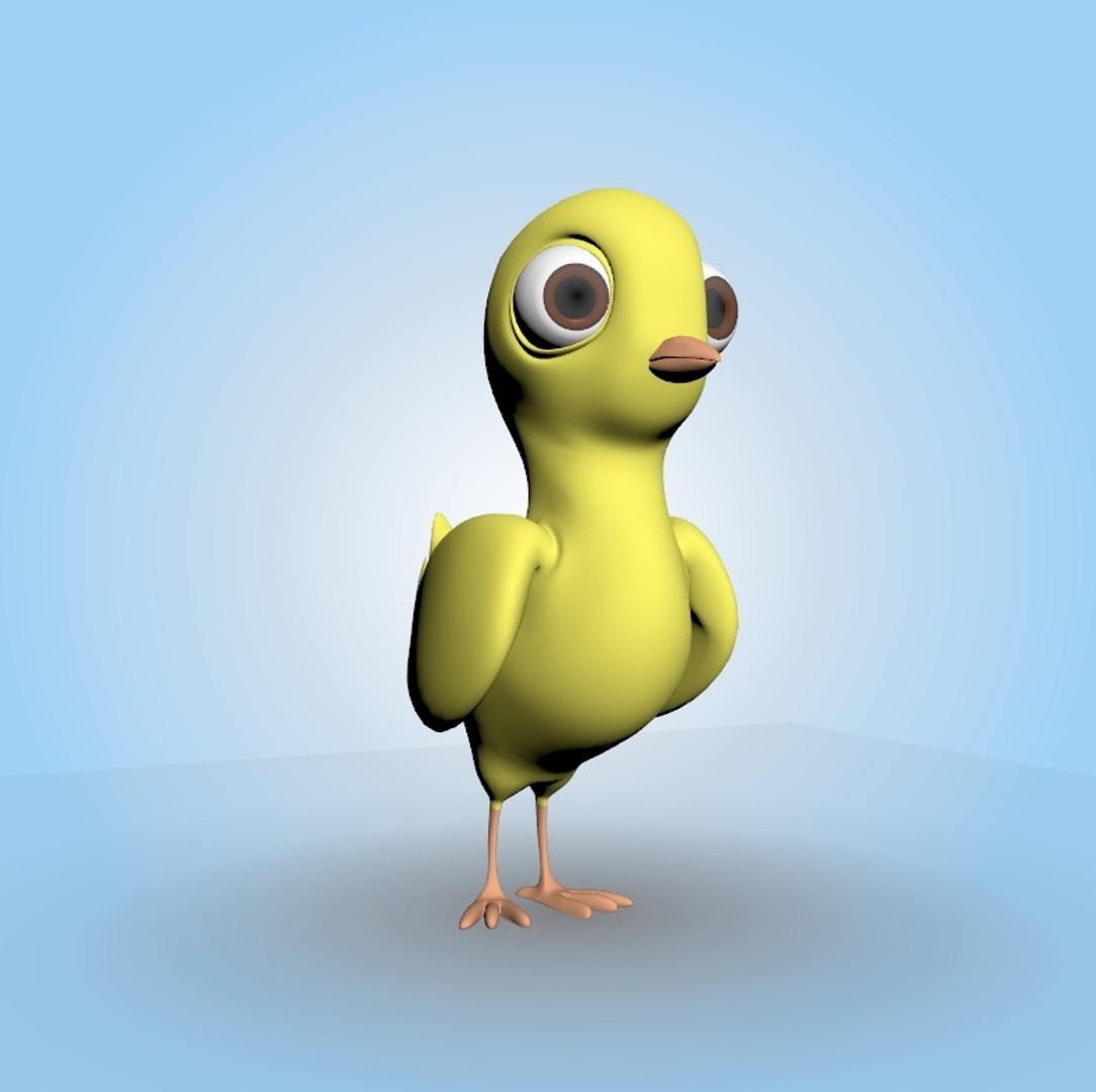 Chick Model - TurboSquid 1855392