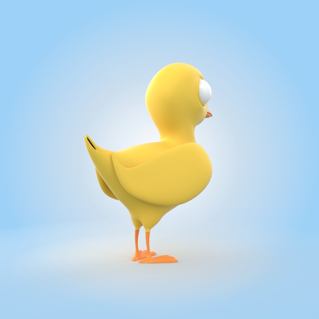 Chick Model - TurboSquid 1855392