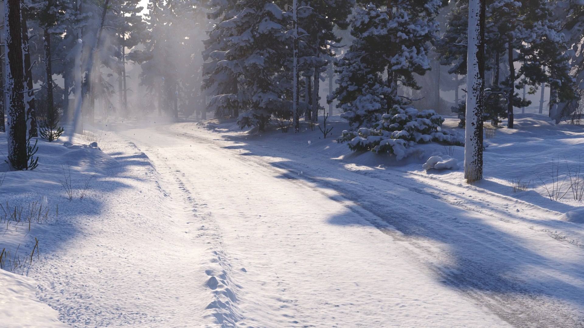 3D Snow Road 10 - TurboSquid 1772721