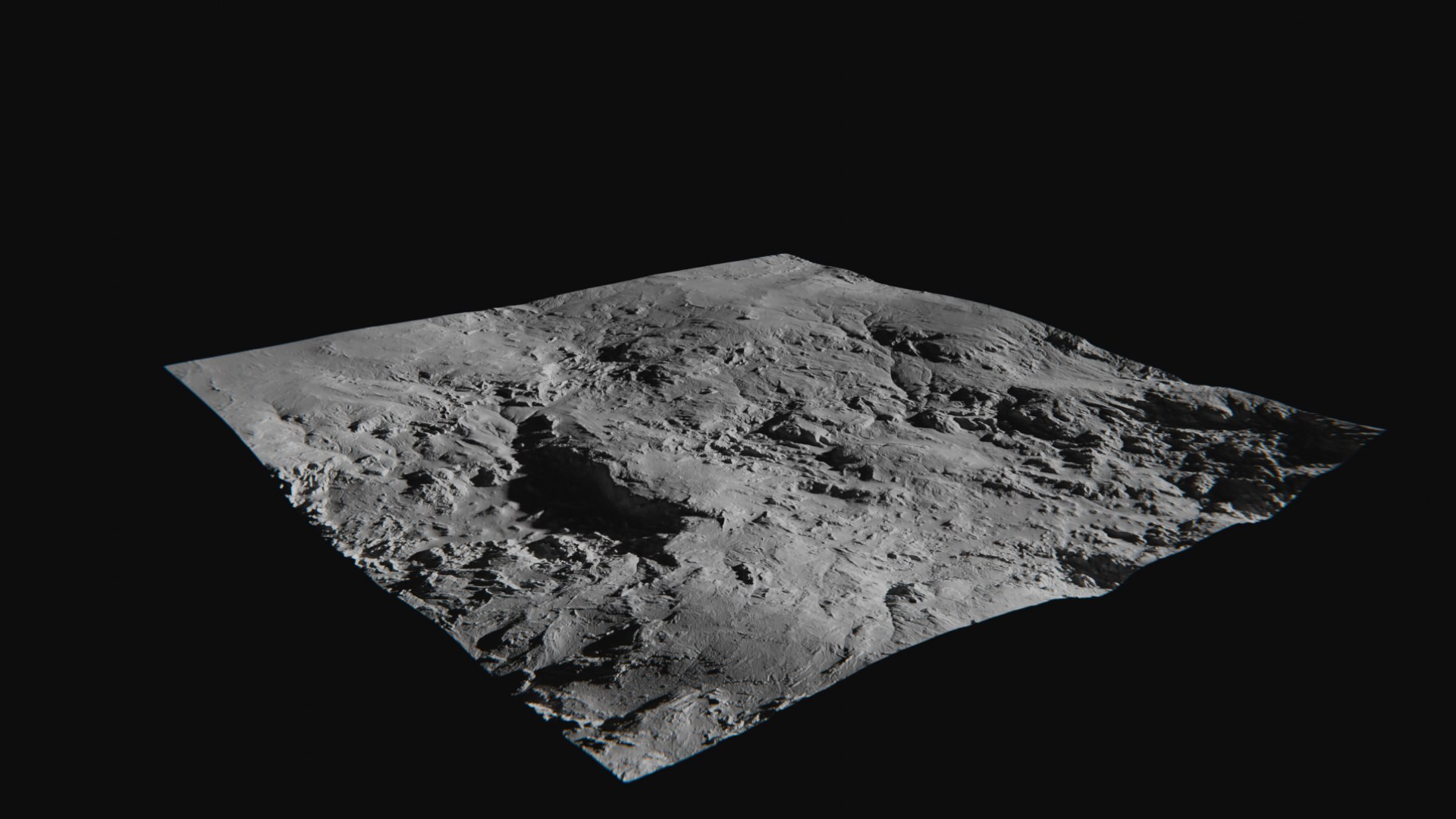 Moon Surface Landscape Model - TurboSquid 2205989