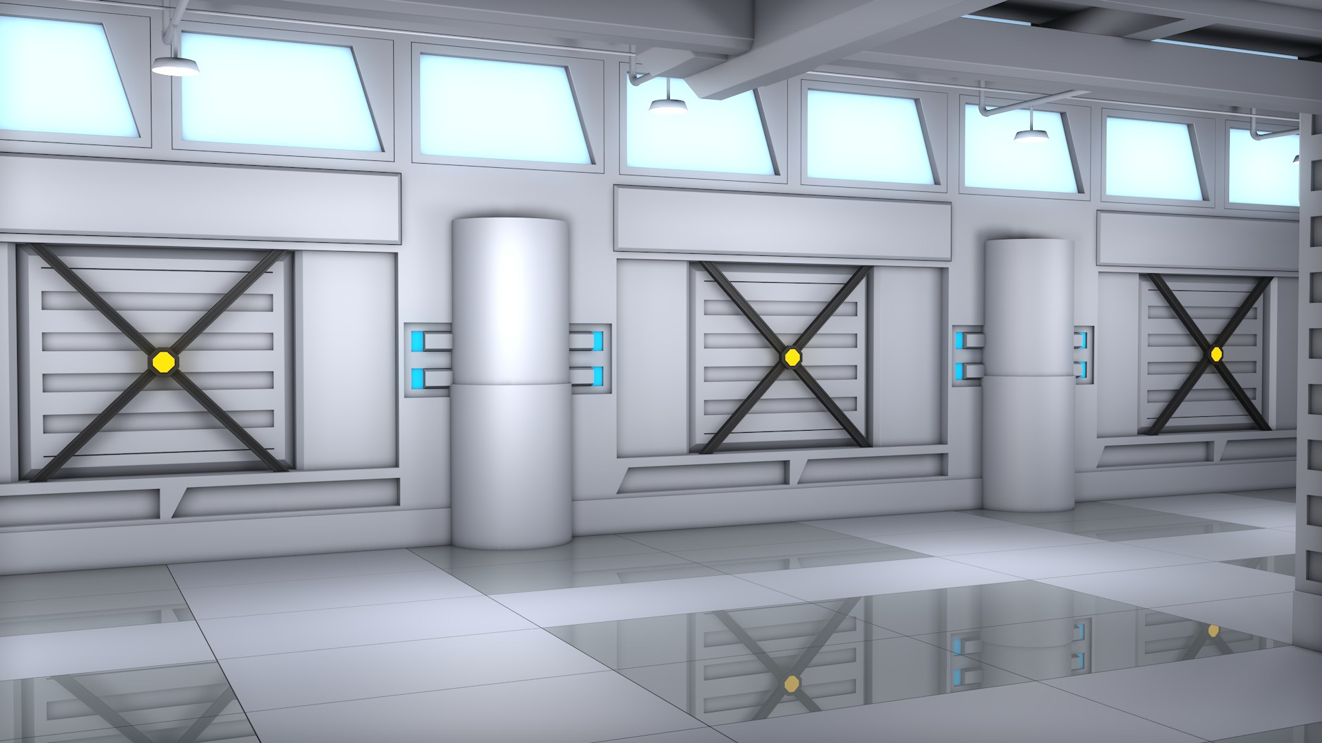 3D Sci Fi Room - TurboSquid 2231648