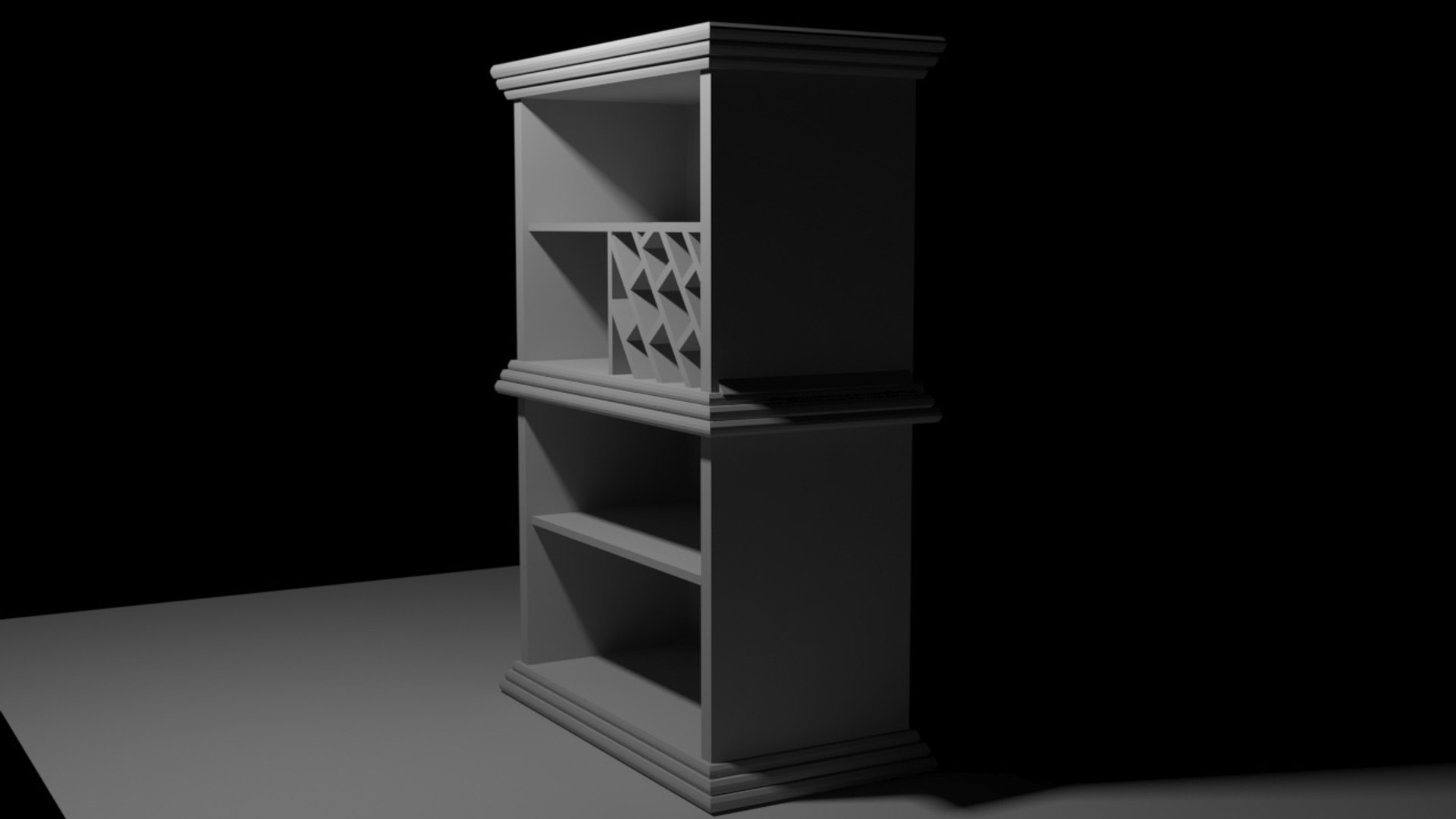 Elegant Shelf 3d Max