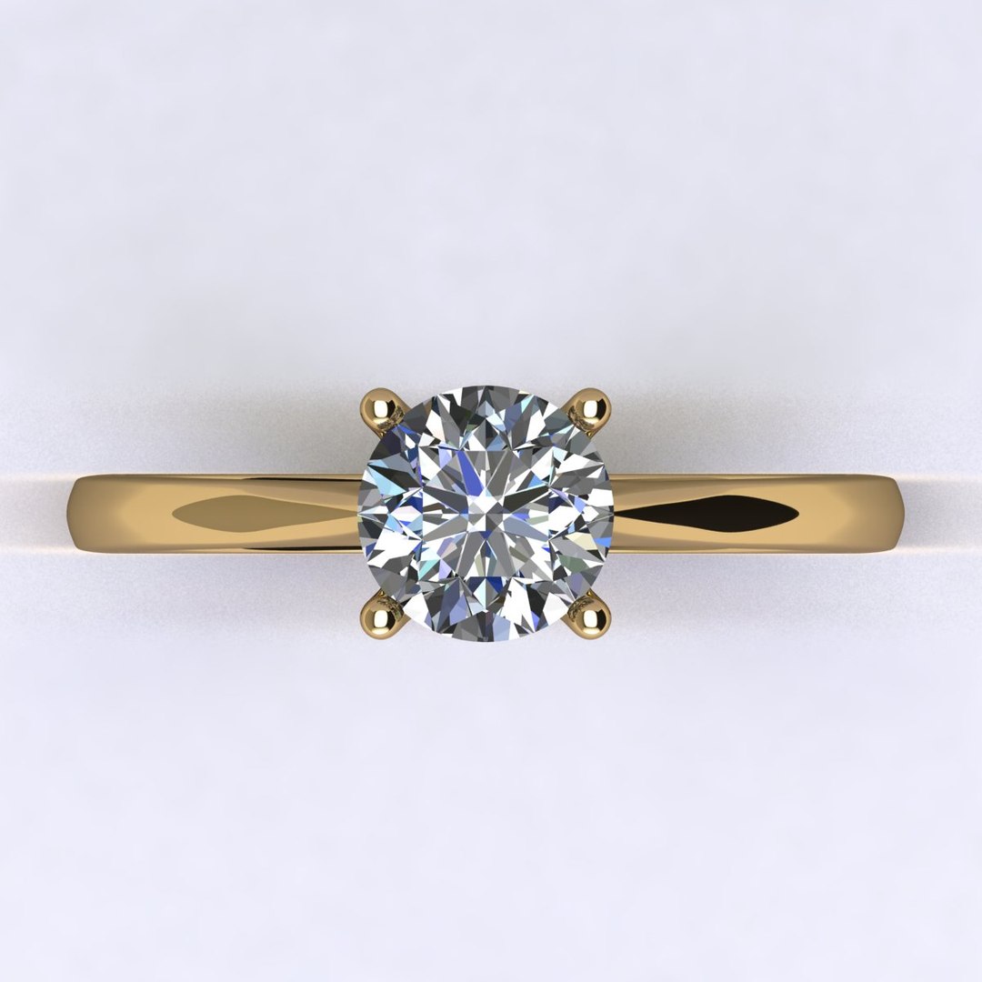 3D engagement ring gem model - TurboSquid 1222402