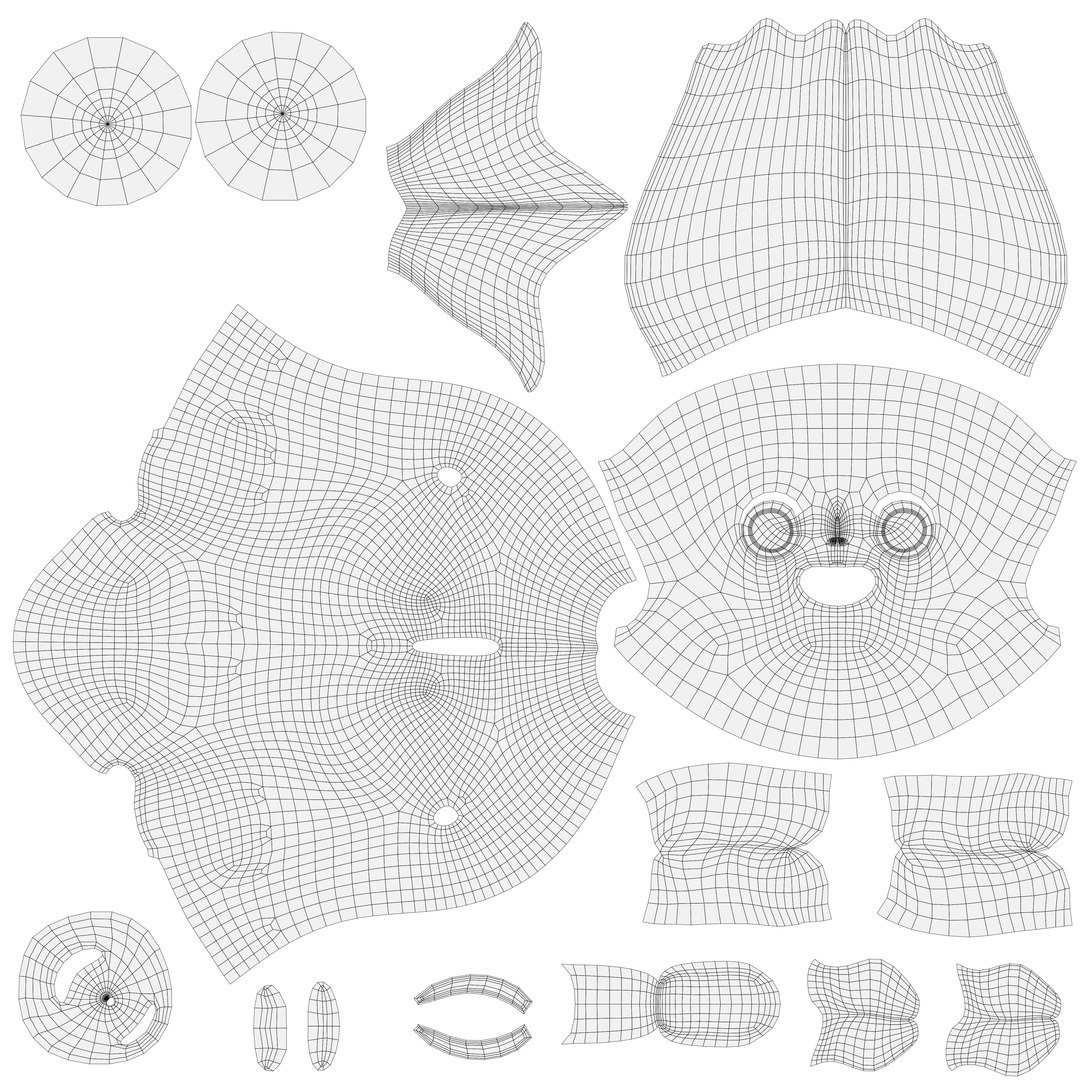 Cute Fish PBR 4K Shape Key 3D Model - TurboSquid 2237336