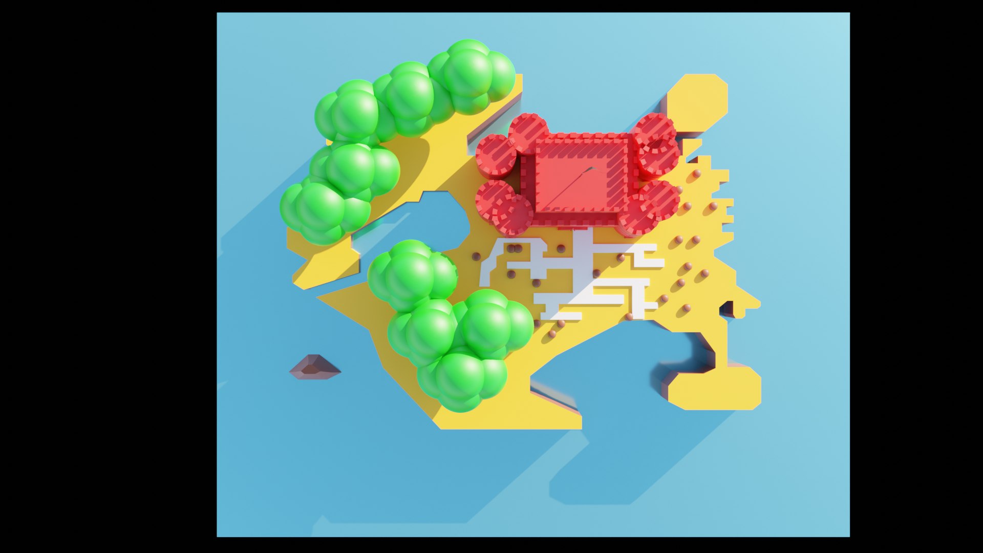 3D Wario Land 2 Map Model - TurboSquid 2004929