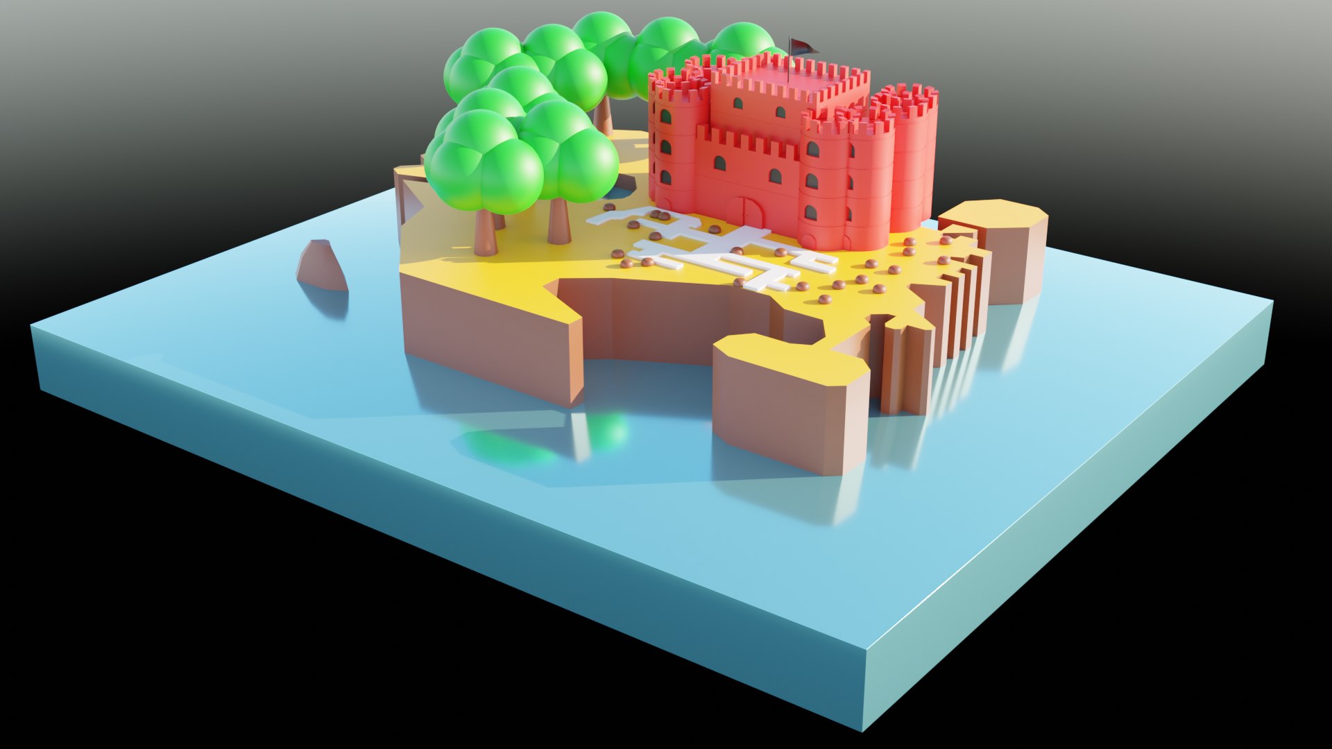 3D Wario Land 2 Map Model - TurboSquid 2004929