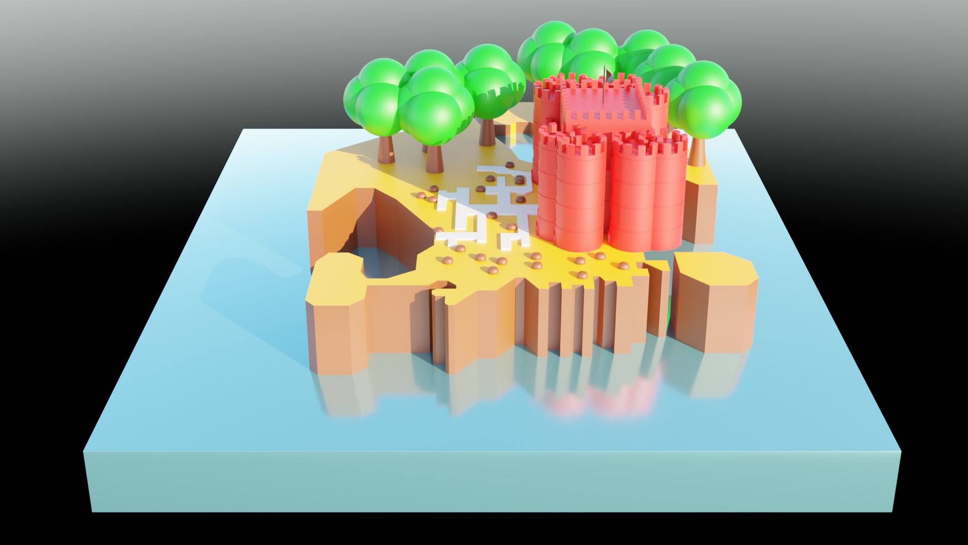3D Wario Land 2 Map Model - TurboSquid 2004929