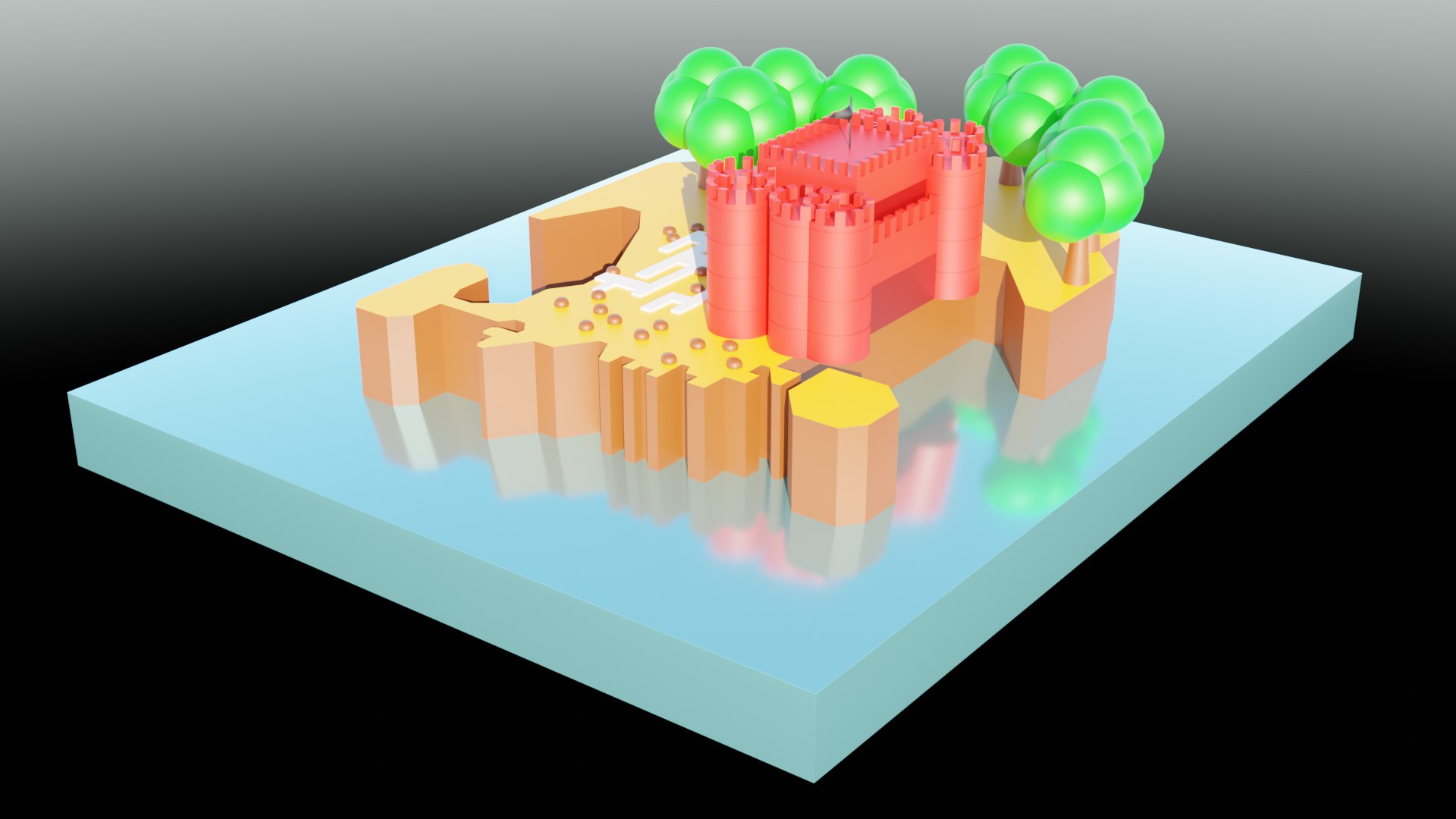 3D Wario Land 2 Map Model - TurboSquid 2004929