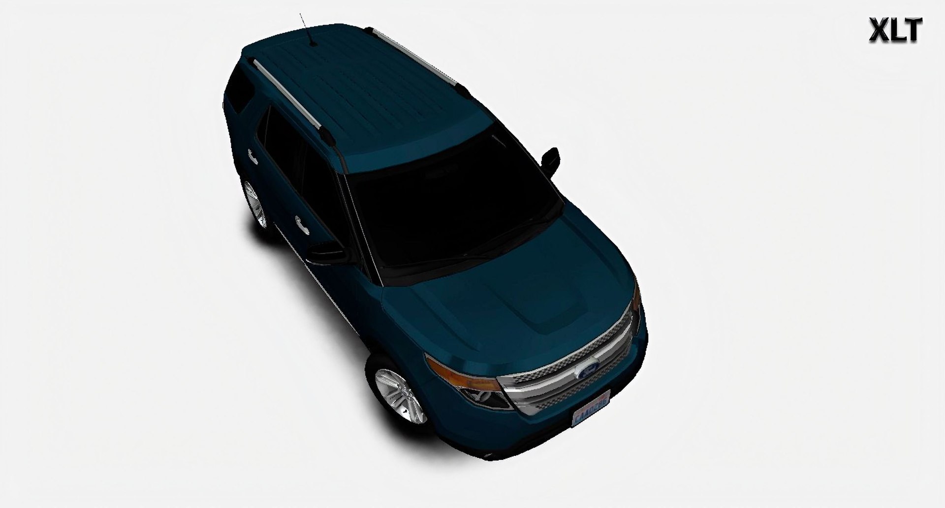 3D Model Ford Explorer 2014 Mk V Full Range With Simple Interior ...