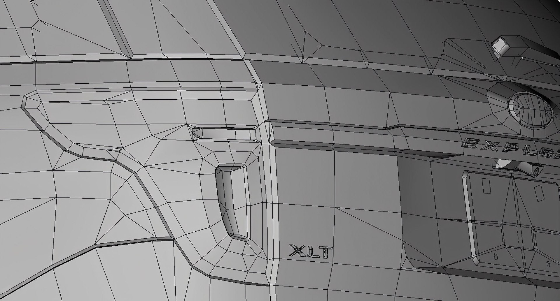 3D Model Ford Explorer 2014 Mk V Full Range With Simple Interior ...