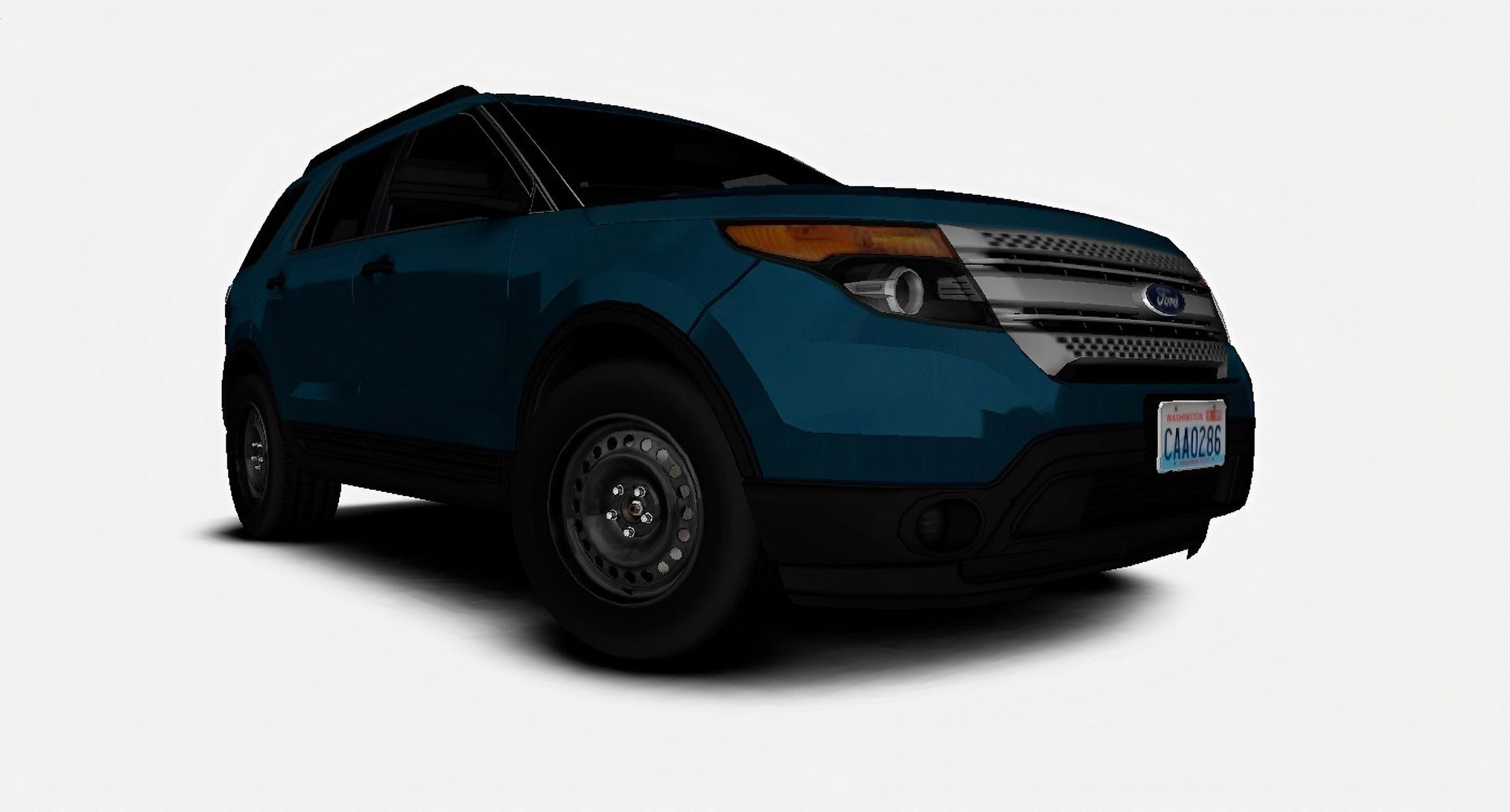 3D Model Ford Explorer 2014 Mk V Full Range With Simple Interior ...