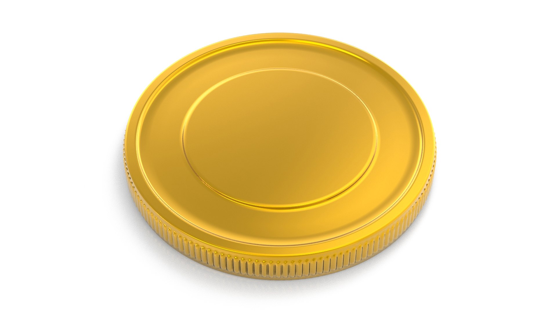 3D 3D Coin Gold - TurboSquid 1881551
