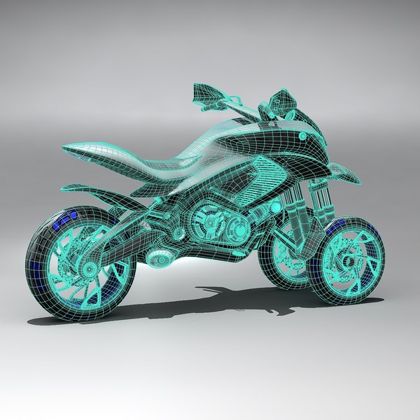 concept bike 3d model