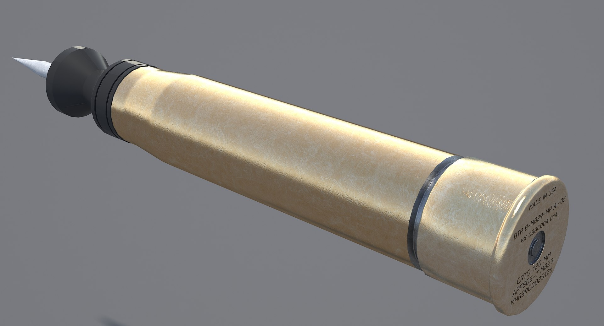 120mm M829 Apfsds-t 3D - TurboSquid 1213500