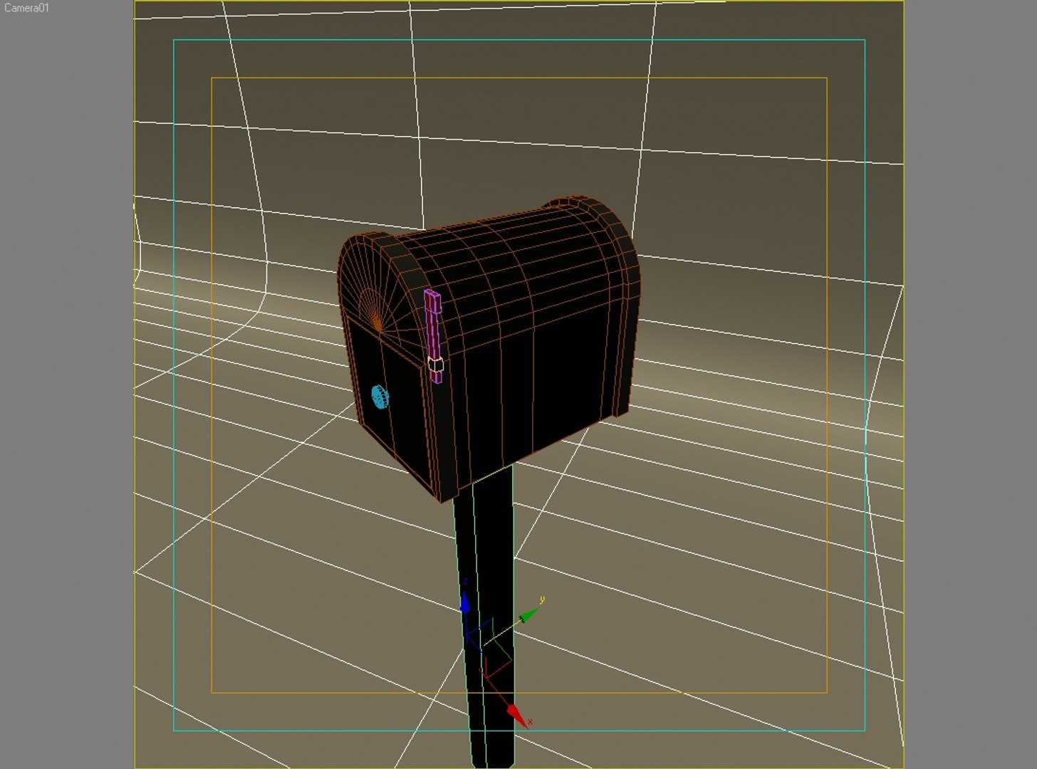 3d mail box model