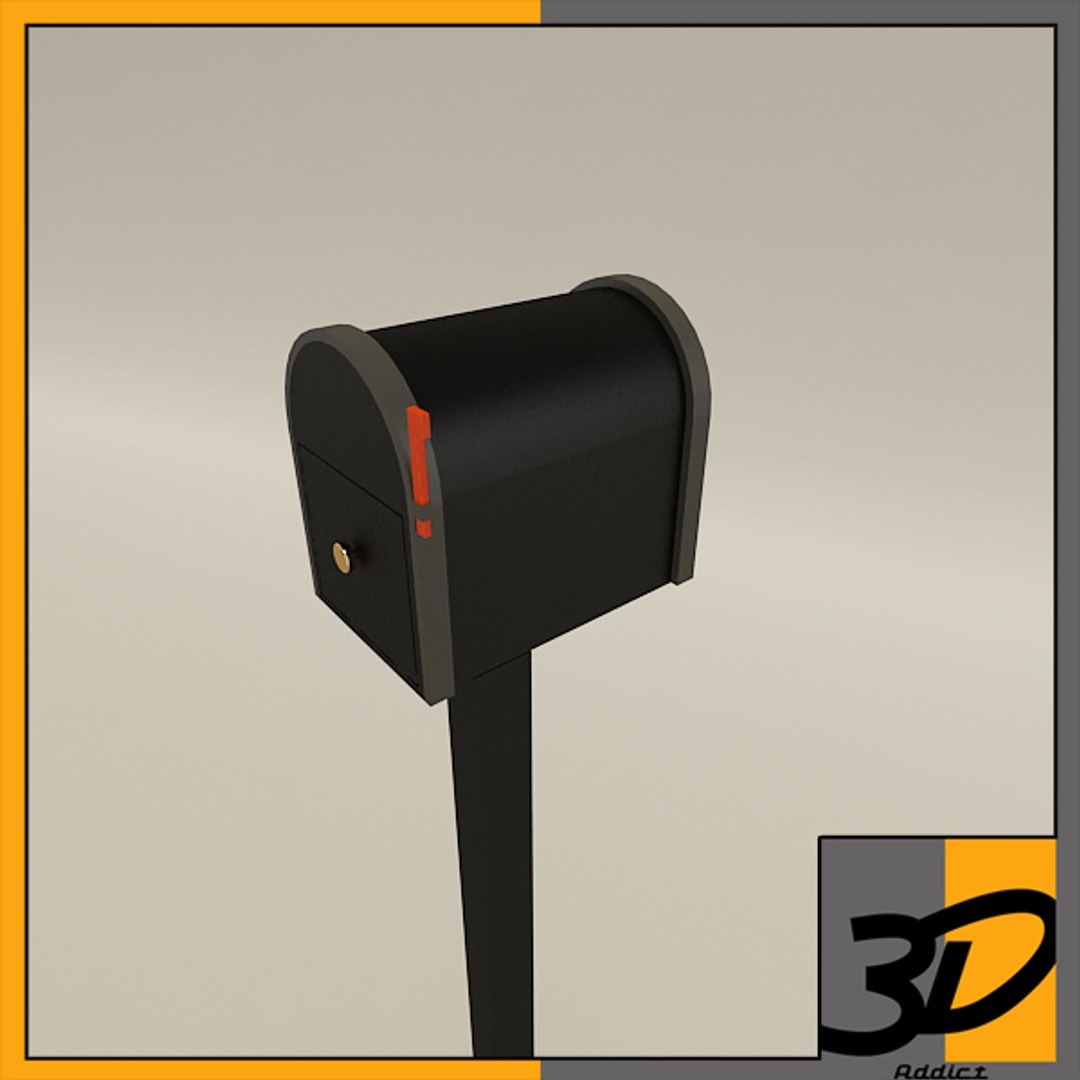 3d mail box model