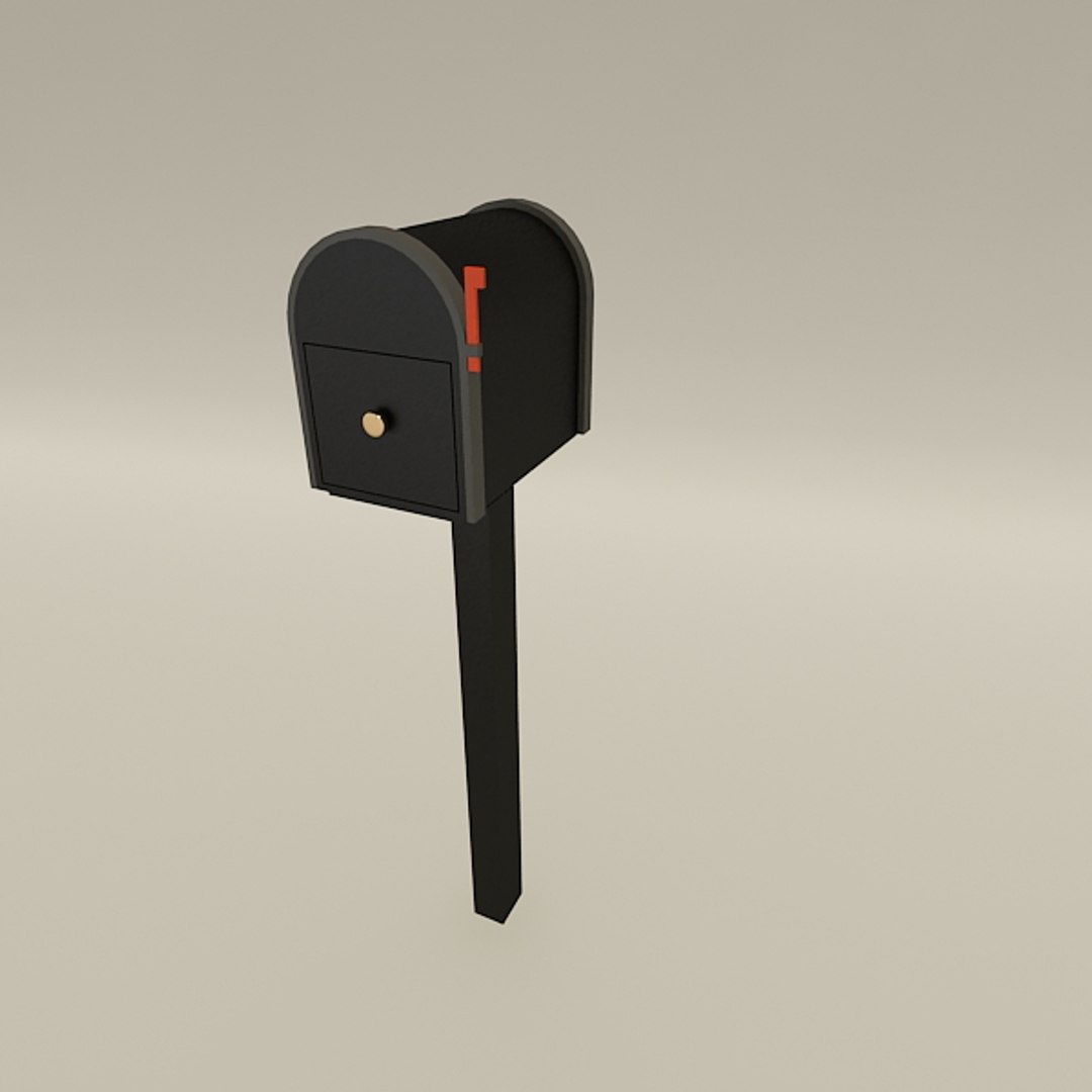3d mail box model