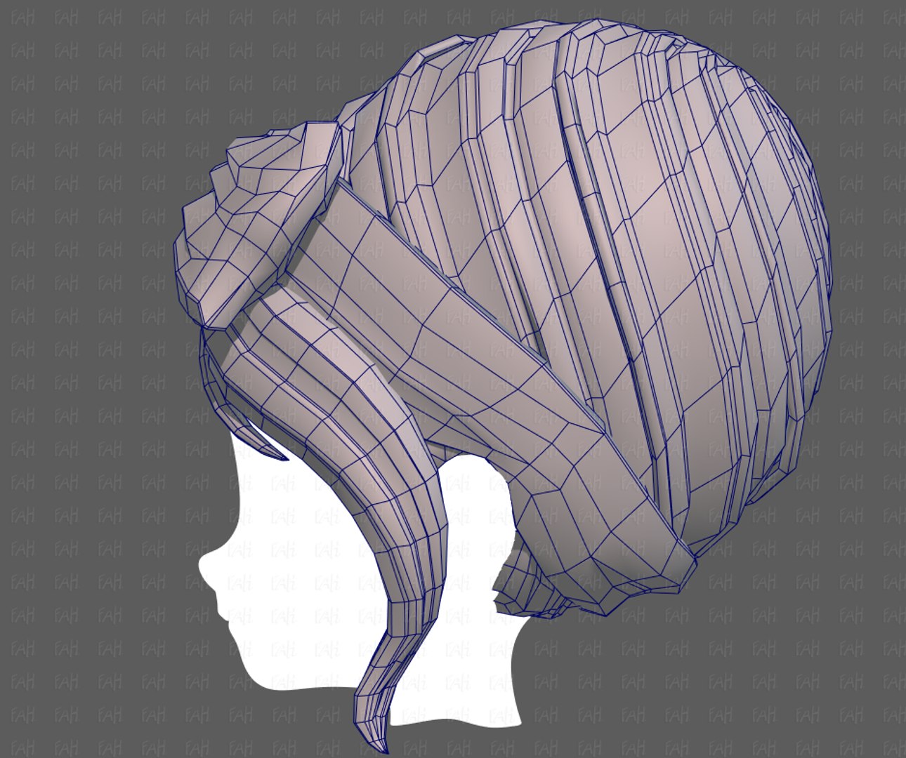 Base Hair For Girl V64 Model - TurboSquid 2213461