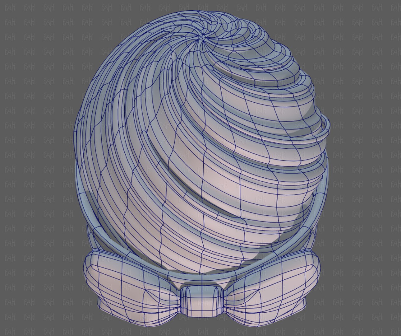 Base Hair For Girl V64 Model - TurboSquid 2213461