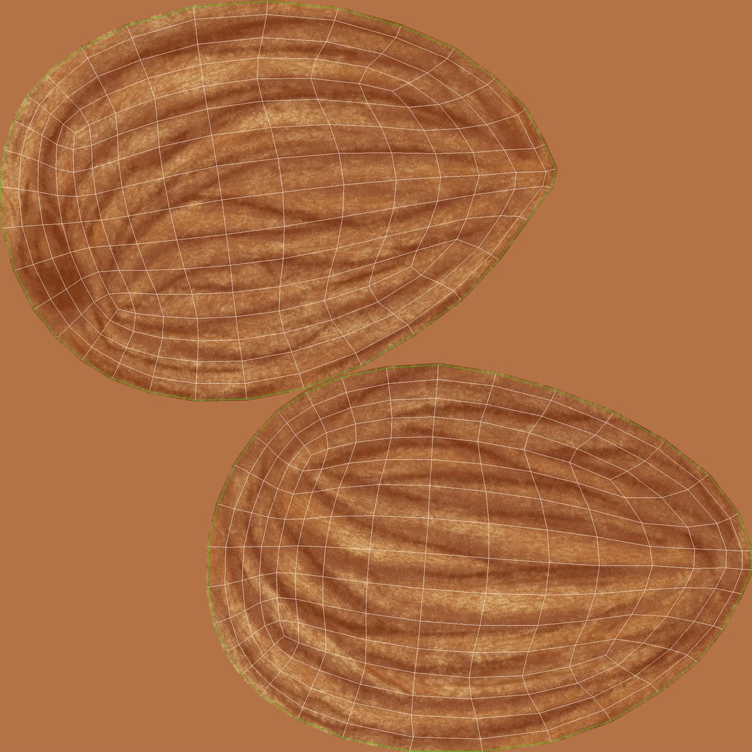 3D almond 2 - TurboSquid 1635850