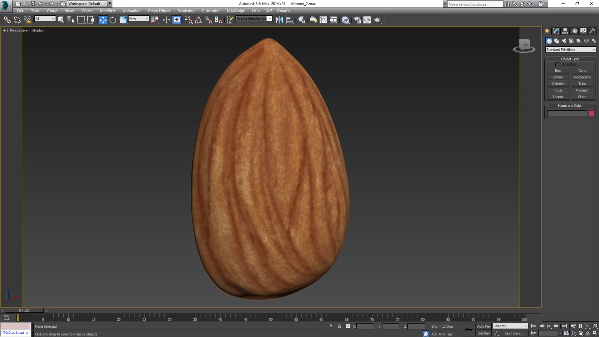 3D almond 2 - TurboSquid 1635850