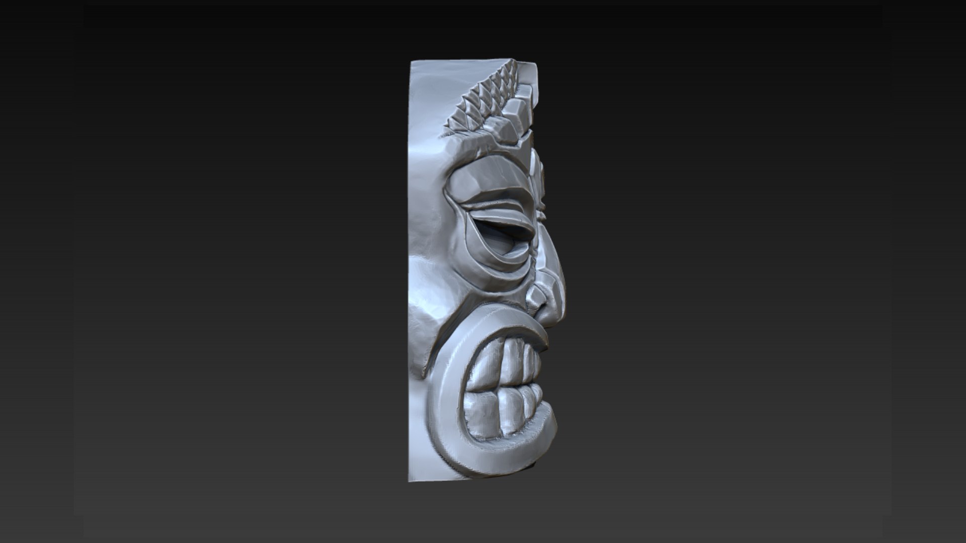 Tiki Mask V2 3D Model - TurboSquid 2213303