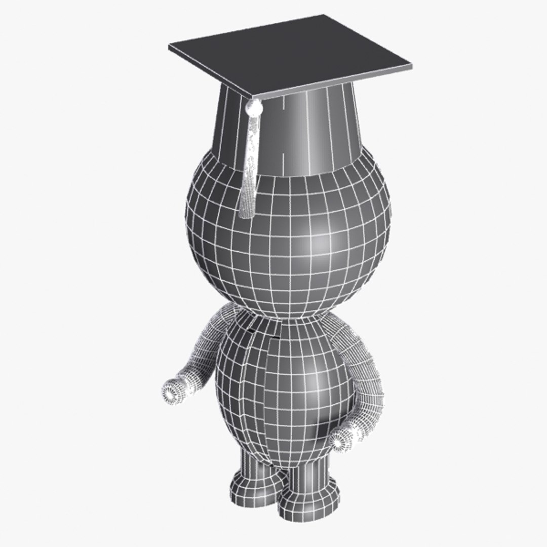 3d Model Student Character