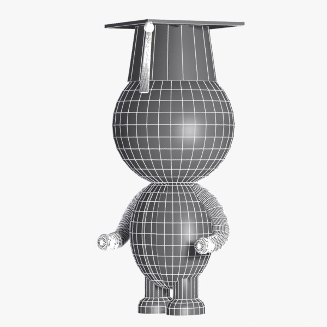 3d Model Student Character