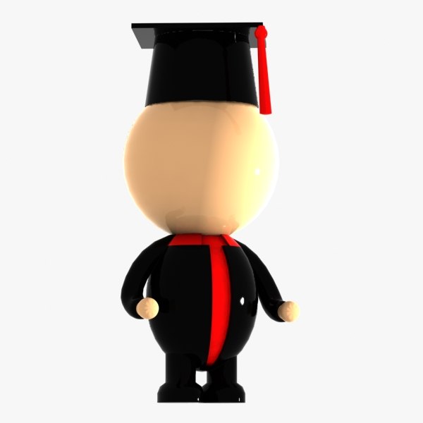 3d model student character